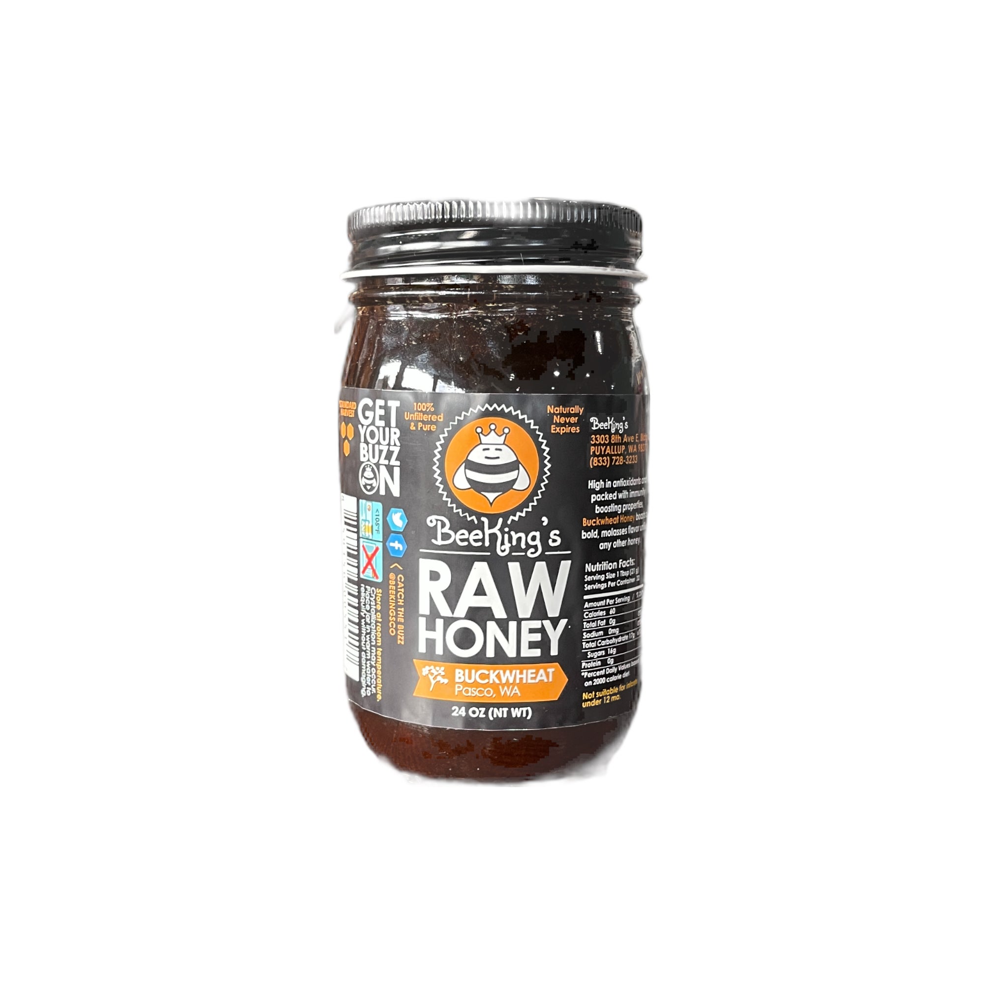 Nw Buckwheat Honey 24oz Bee King S Honey