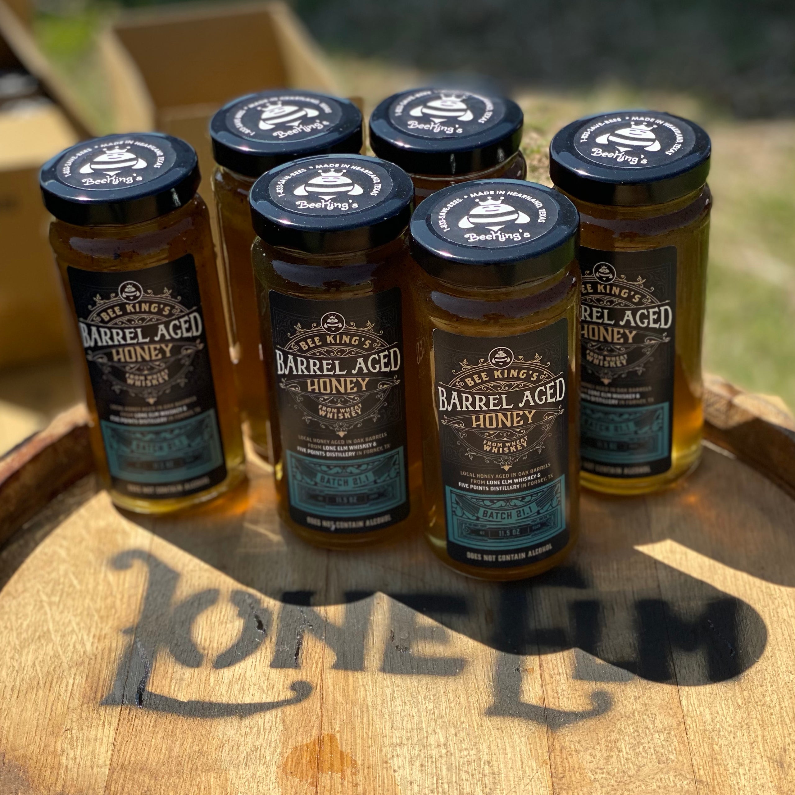Texas Whiskey Barrel-Aged Honey | Bee King's Honey