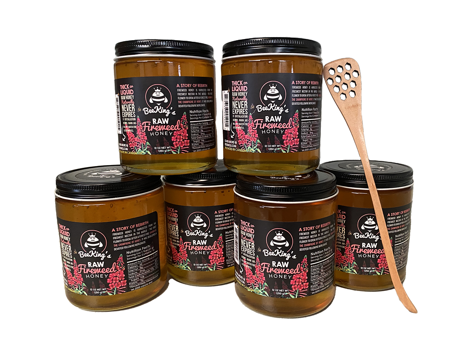 NW Fireweed Honey (12oz) | Bee King's Honey